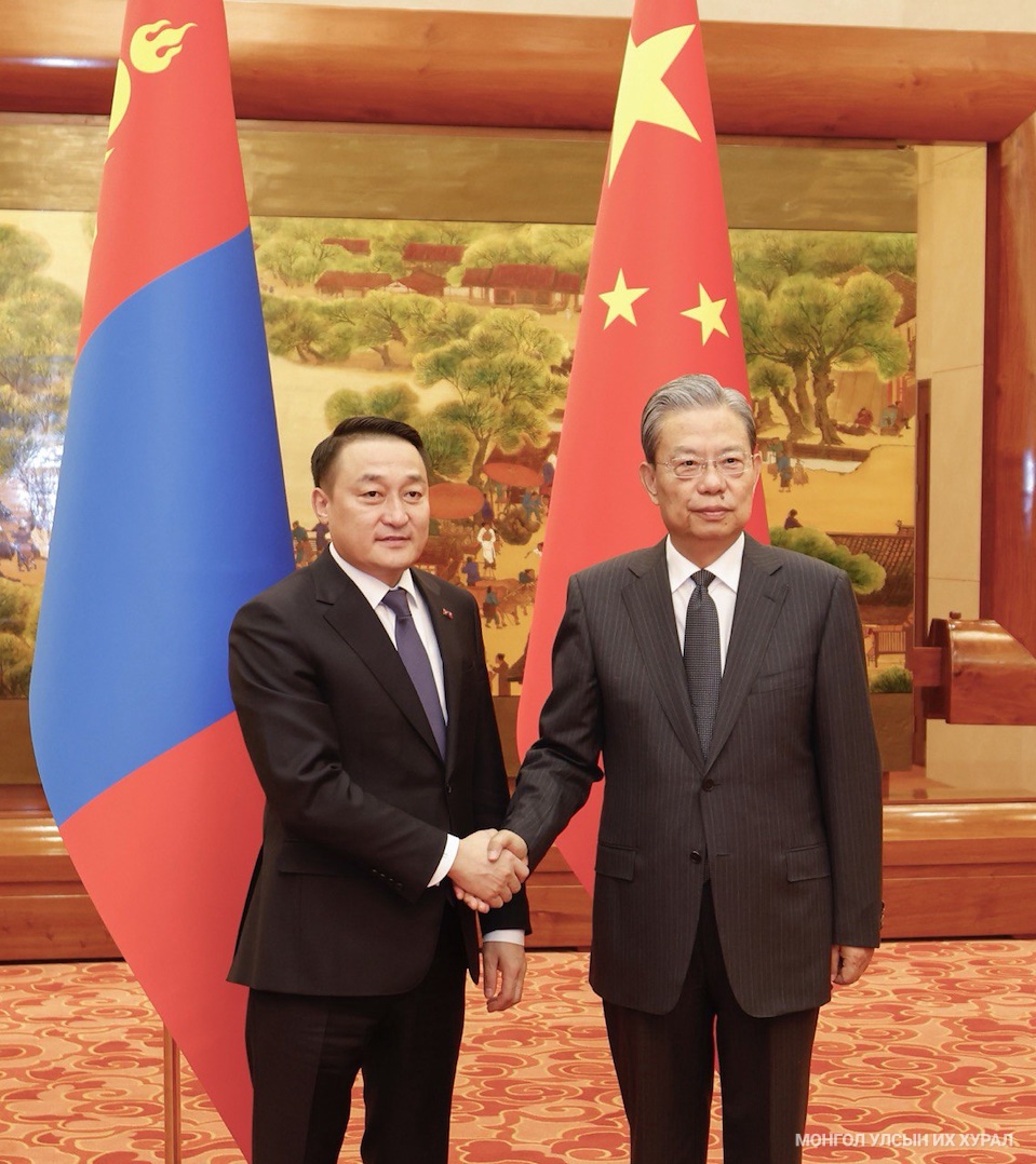 VIP76.mn | Монгол Улсын Их Хурлын дарга Д.Амарбаясгалан БНХАУ-ын БХАТИХ-ын Байнгын хорооны дарга ...